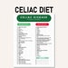 Celiac Disease, Gluten Free,food Lists, Shopping List, Food Guide ...