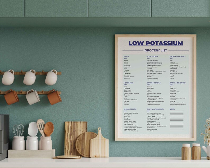 Low Potassium Diet, Low Potassium Food Chart, Food List for Kidney ...