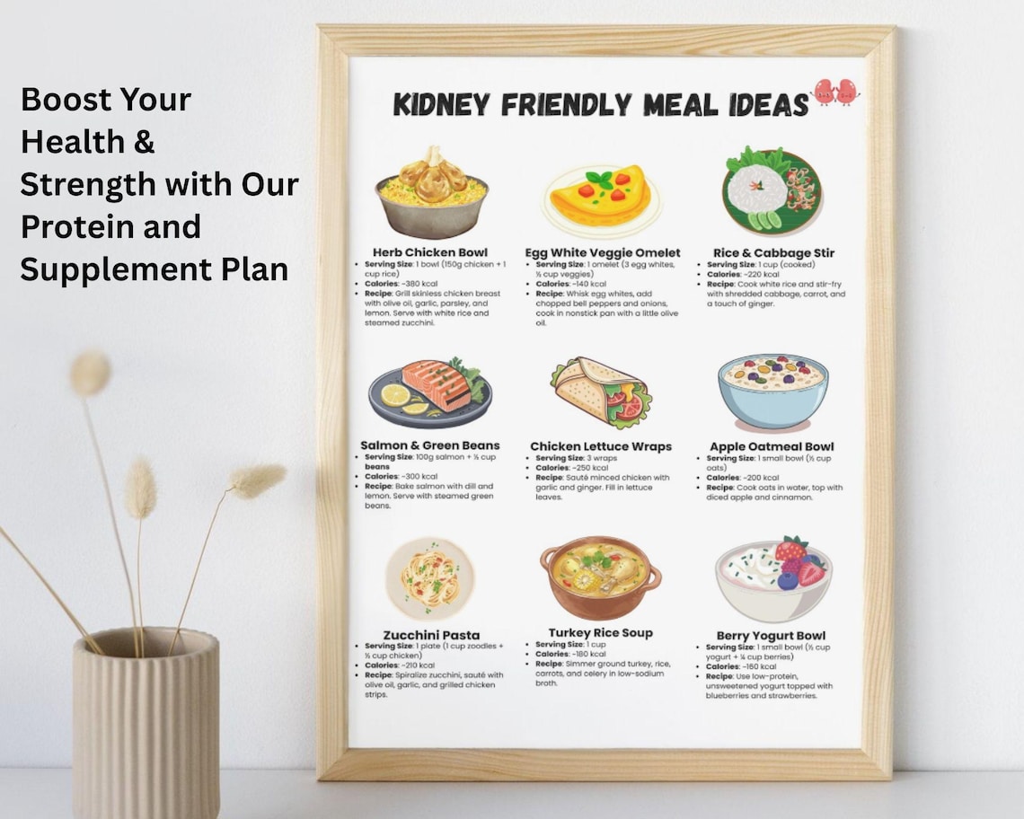 Kidney Friendly Meal Ideas, Renal Diet & Low Potassium Low Sodium for ...
