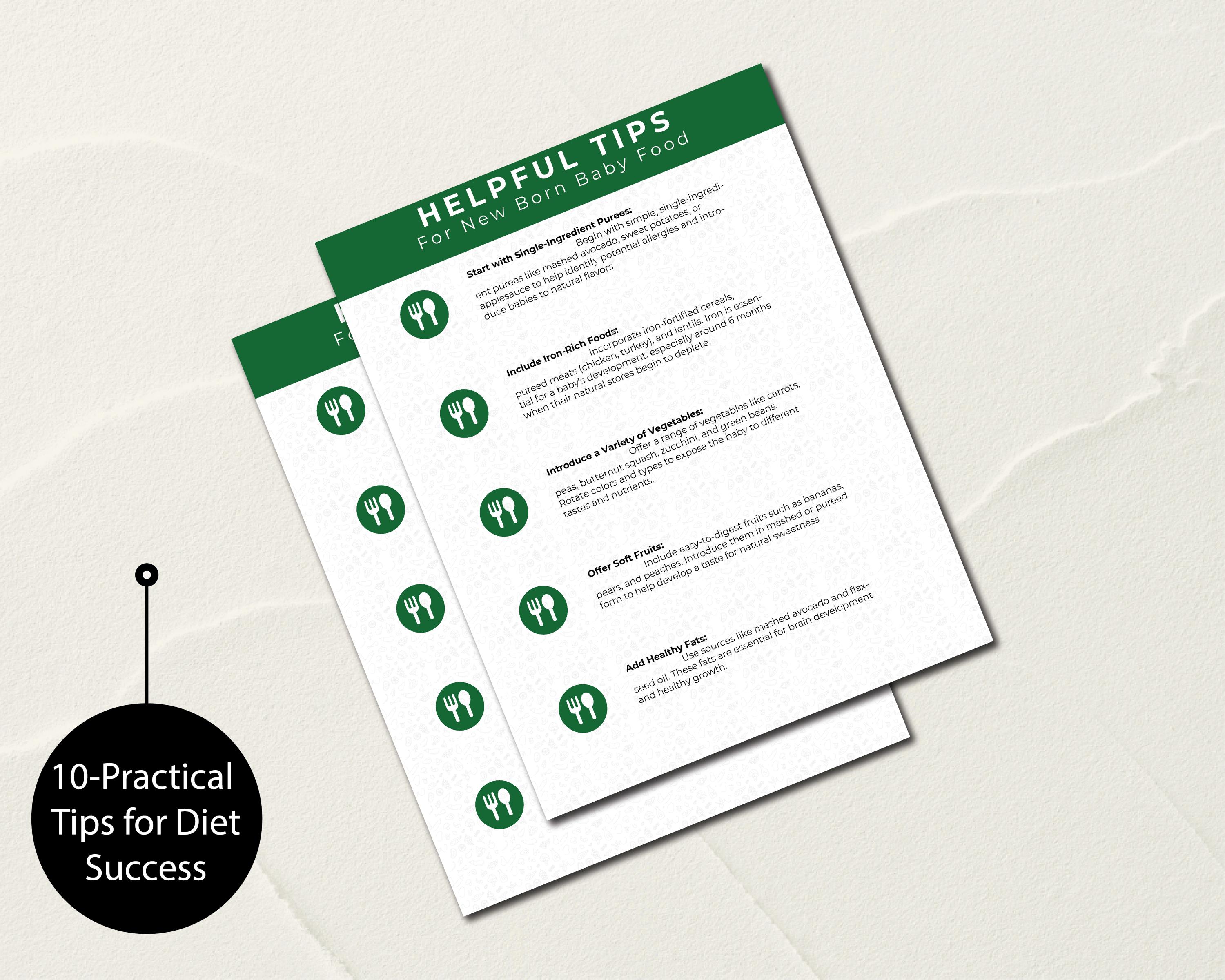 Baby Food Tracker, Printable Food Diary Bundle, Food Log, Baby Led ...