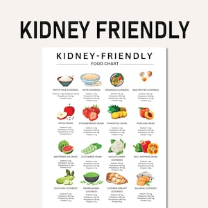 Kidney Friendly Food Guide, Patient Education, Nutrition, Which Foods ...