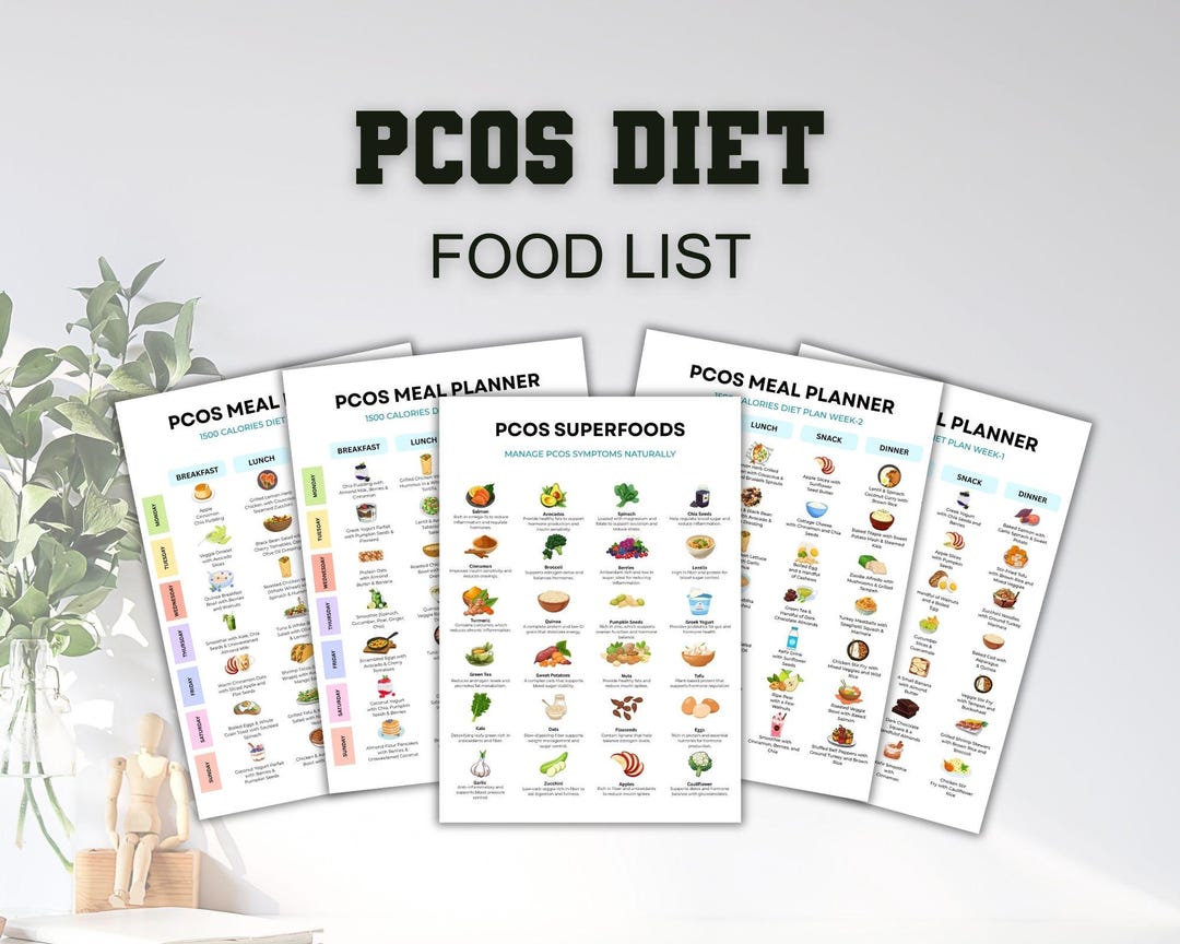 PCOS Diet Food List, Low Glycemic Index Foods High Fiber Foods ...