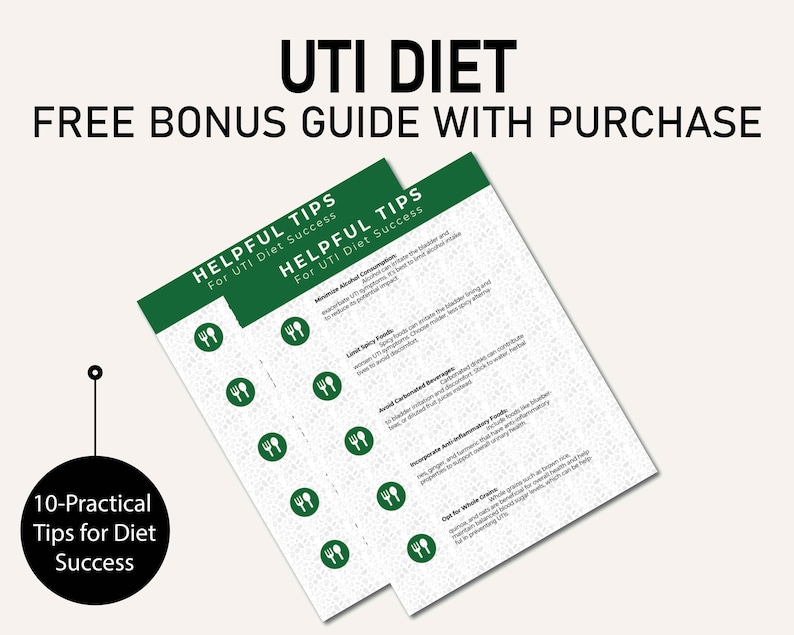UTI Diet Chart, UTI Diet Restrictions PDF, Helps With Prevention and ...