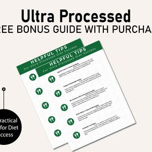 Ultra-processed Foods List, Processed Food Ingredients List, Know What ...