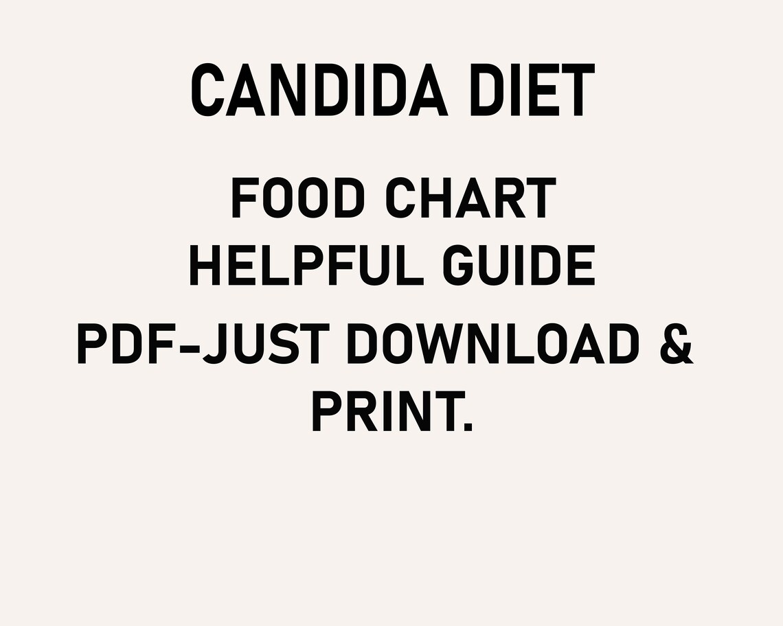 Candida Diet Food List, Candida Diet Plan PDF, Candida Yeast Diet Food ...