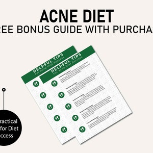 Acne Diet Plan PDF, Clear Skin Diet Guide, Clear Skin Diet Guide ...