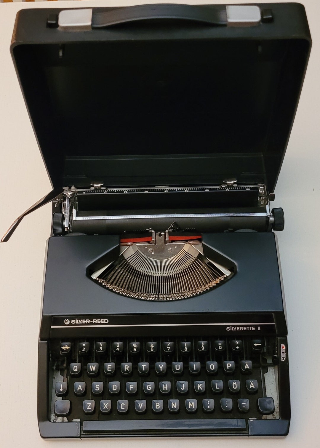 SEIKO Silver-reed Silverette II Black Edition Typewriter - Etsy
