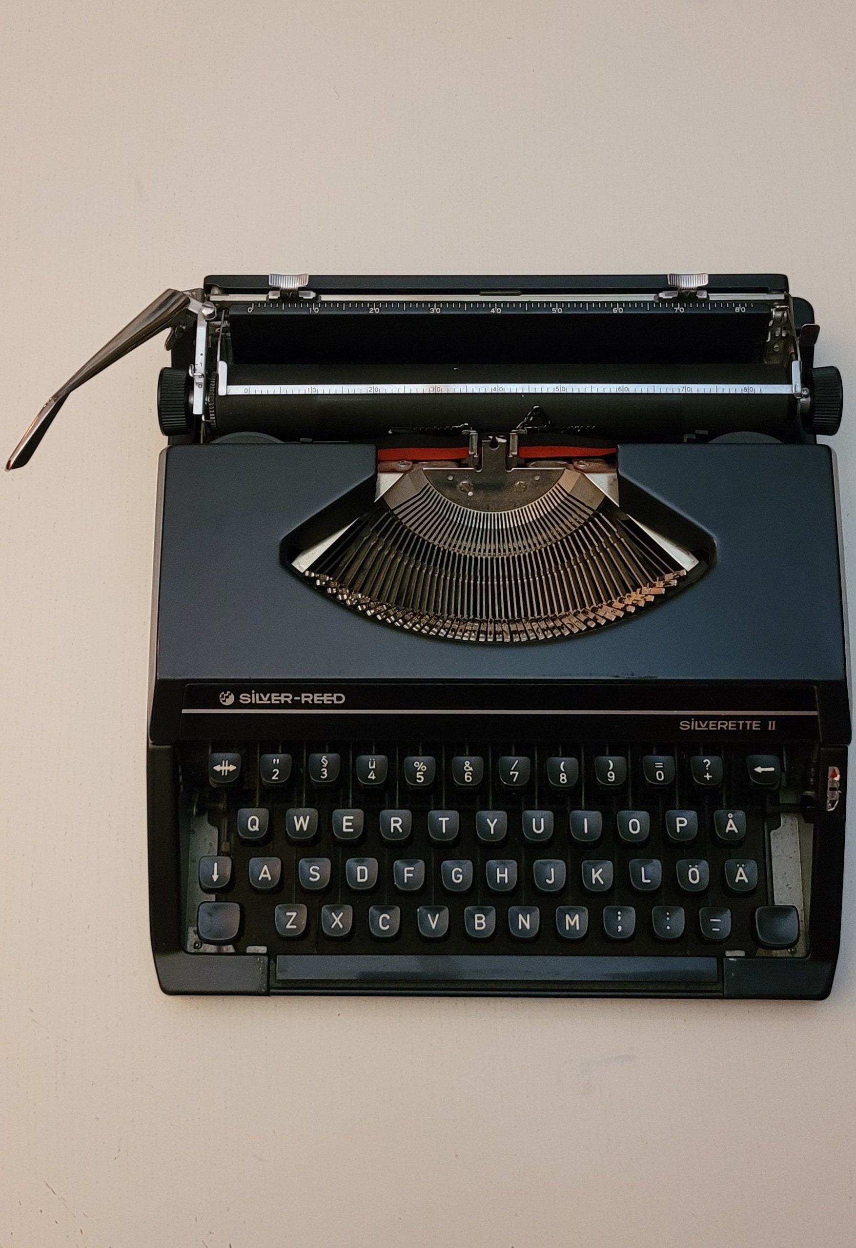 SEIKO Silver-reed Silverette II Black Edition Typewriter - Etsy