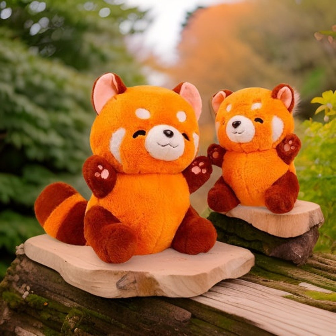 Red Raccoon Plush Toy, Adorable, Red Panda, Children's Gift Idea,cute ...