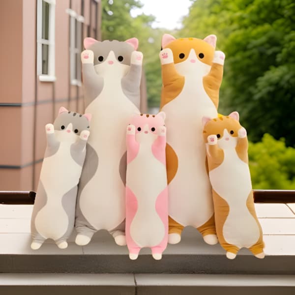 Long Cat Plush - Etsy