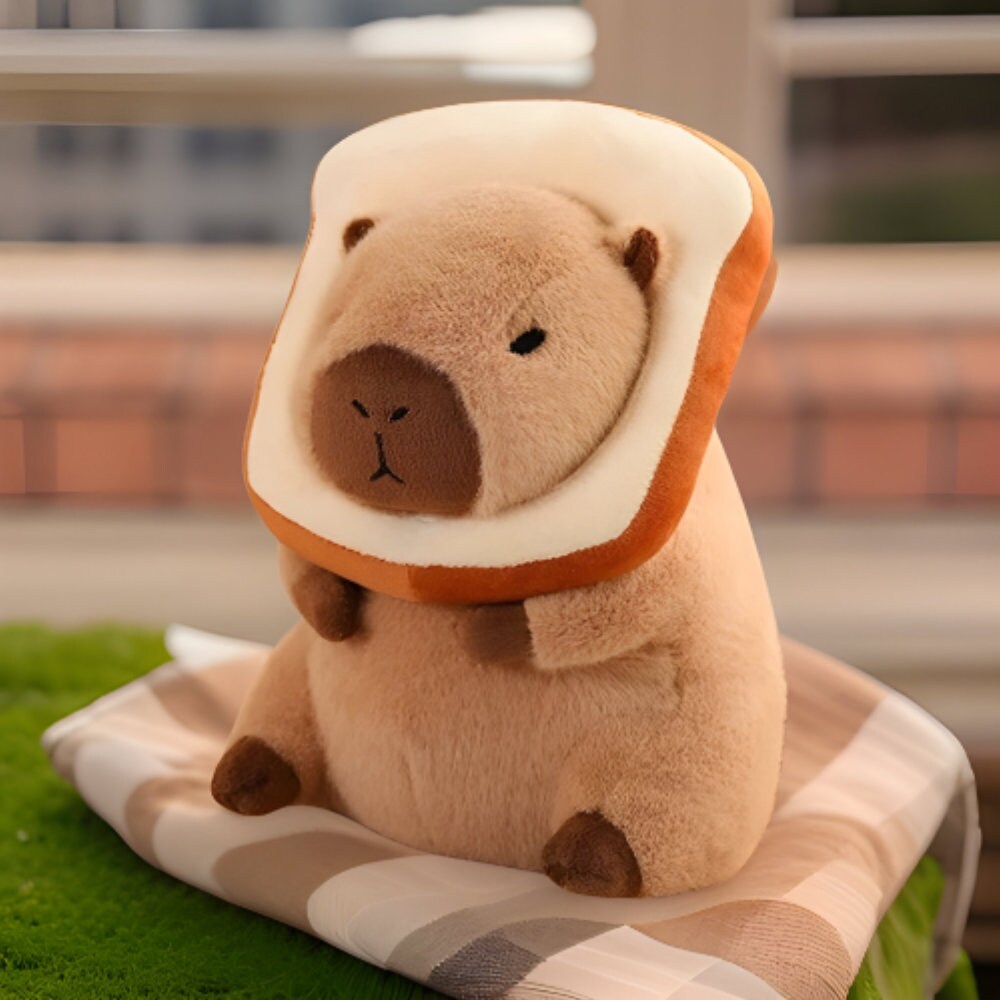 Plush Capybara, Kawaii Capybara Plush, Capybara Plush Toy, Toy Capybara, Capybara Bread, Cute ...