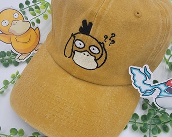 Psyduck Hat Embroidered Pokemon Beanie Spring Winter Hat Multiple ...