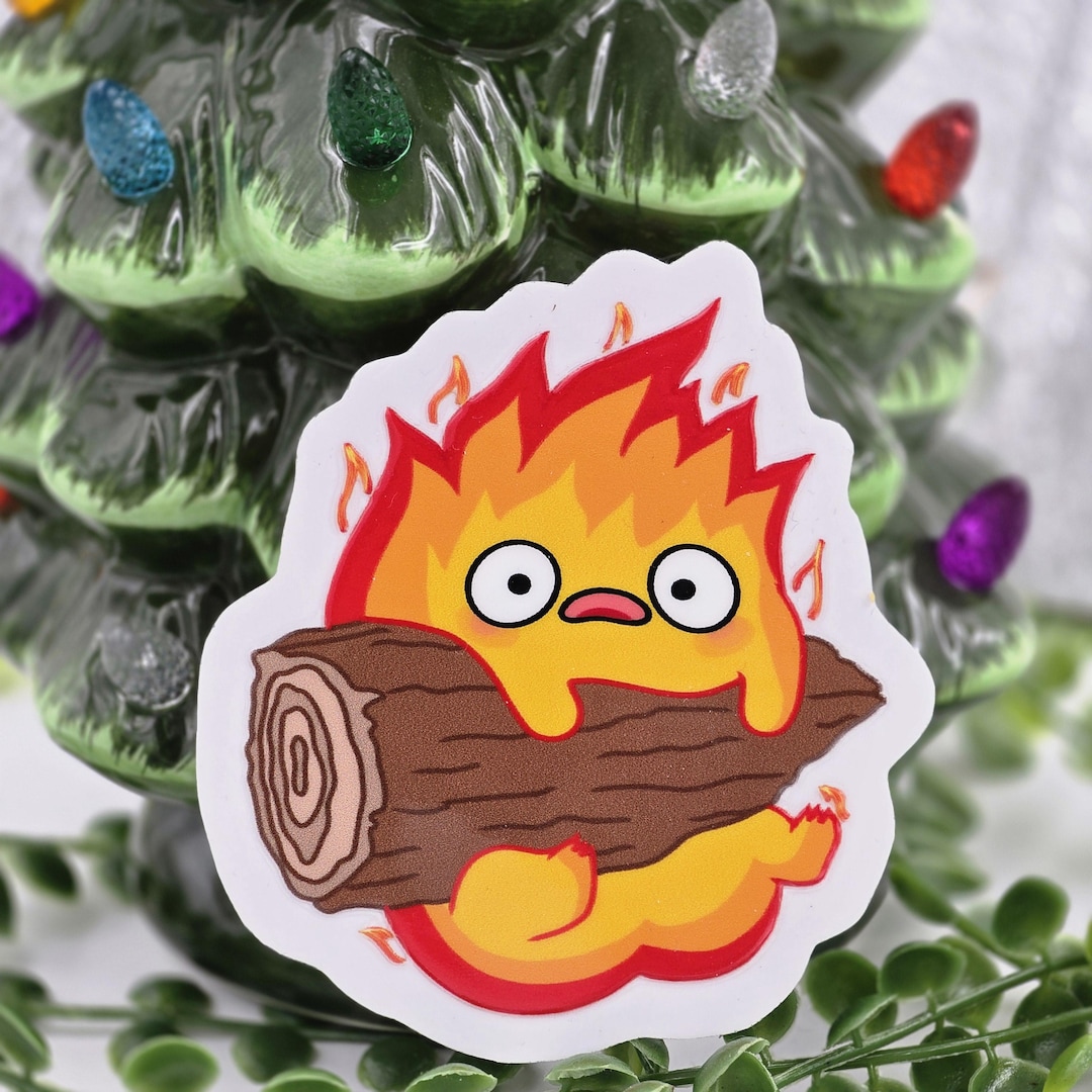 Fire Demon Calcifer UV Sticker - Etsy