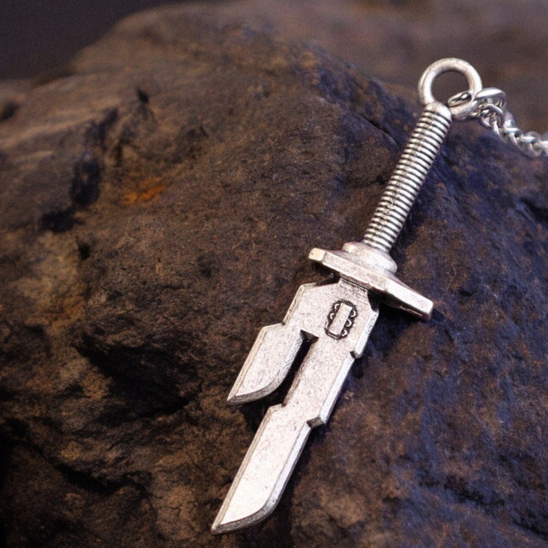 Inverted Spear of Heaven Necklace JJK Inspired Jewelry Toji Fushiguro ...