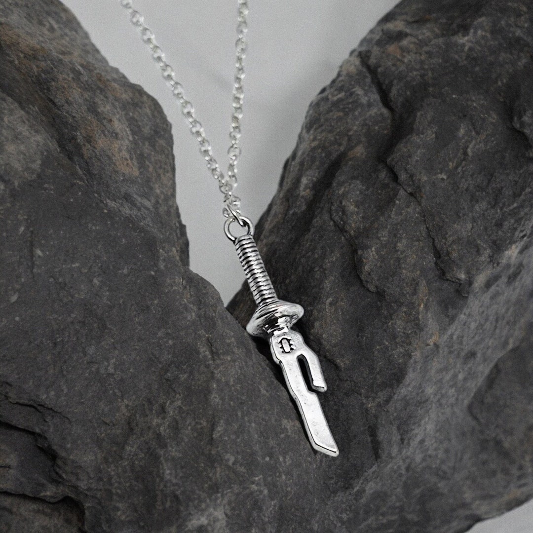 Inverted Spear of Heaven Necklace JJK Inspired Jewelry Toji Fushiguro ...