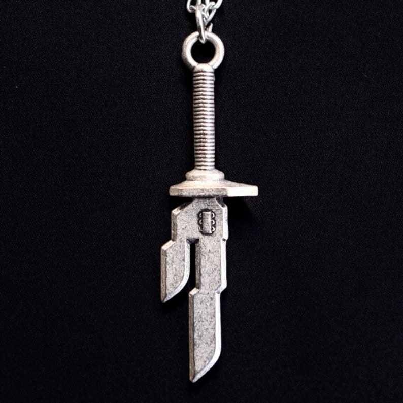 Inverted Spear of Heaven Necklace JJK Inspired Jewelry Toji Fushiguro ...