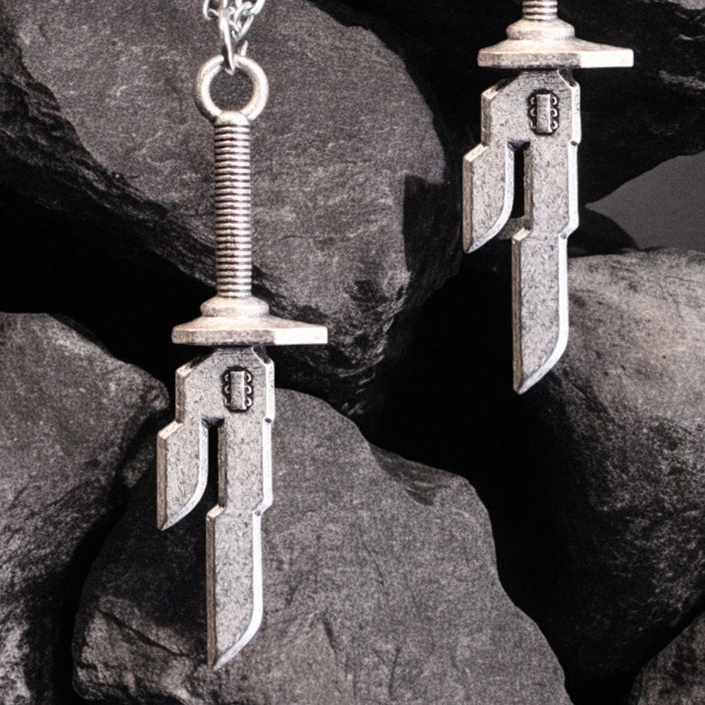 Inverted Spear of Heaven Necklace JJK Inspired Jewelry Toji Fushiguro ...
