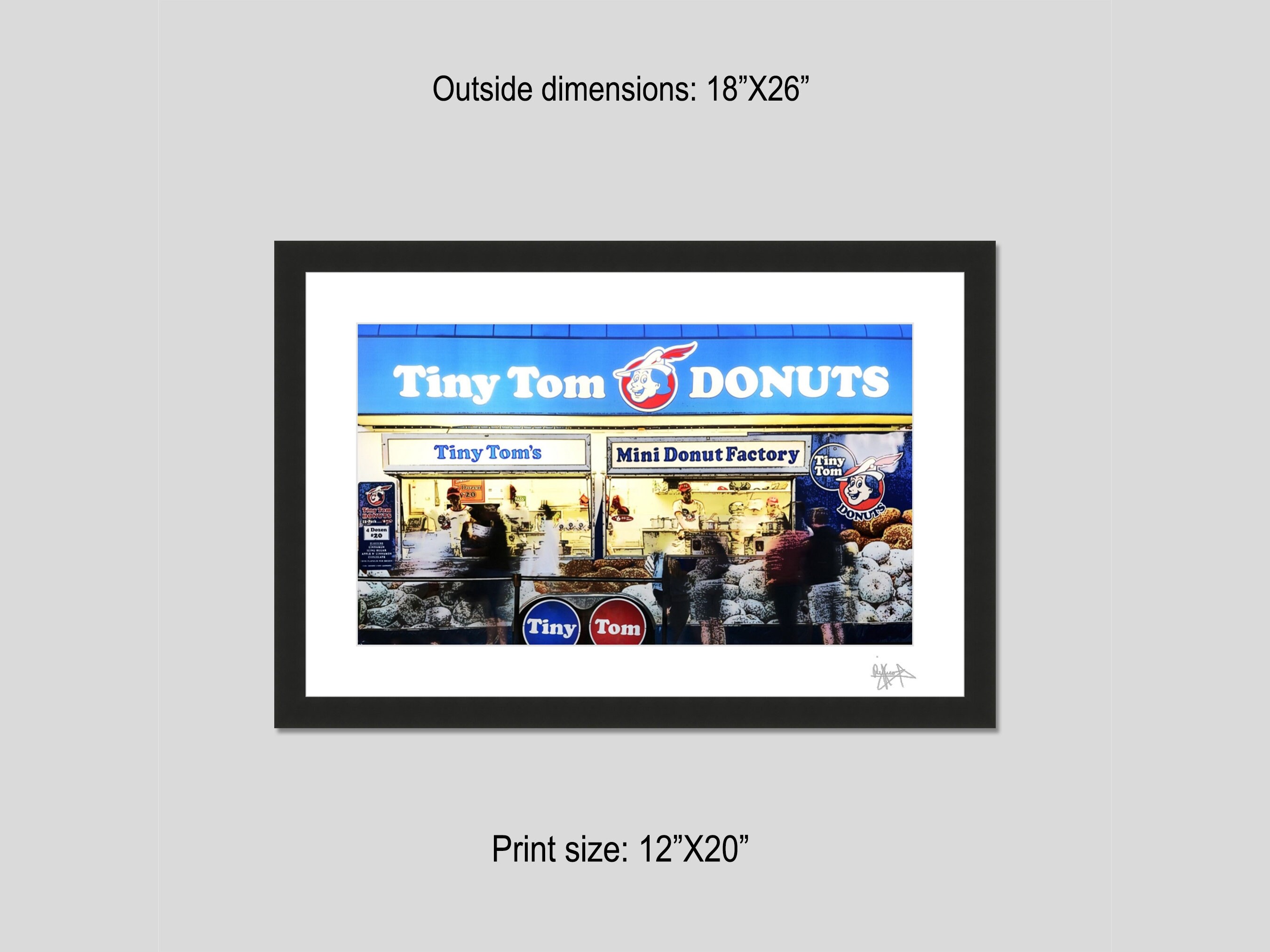 Tiny Tom Donut - Toronto Wall Art Photograph Canvas Print Framed Print ...