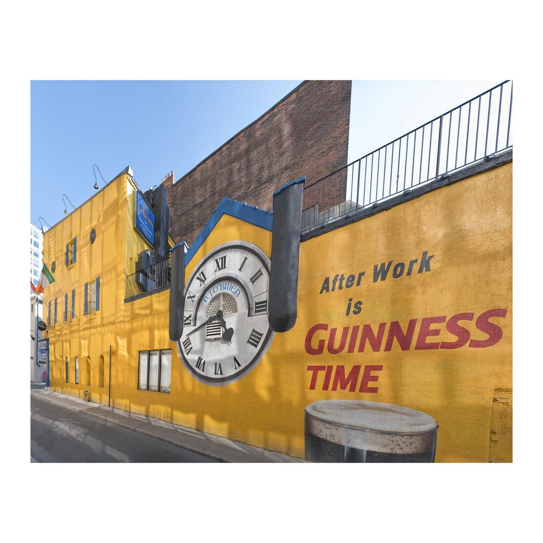 Guinness Time Mural - Toronto Landmarks Wall Art – Iconic GTA Street ...