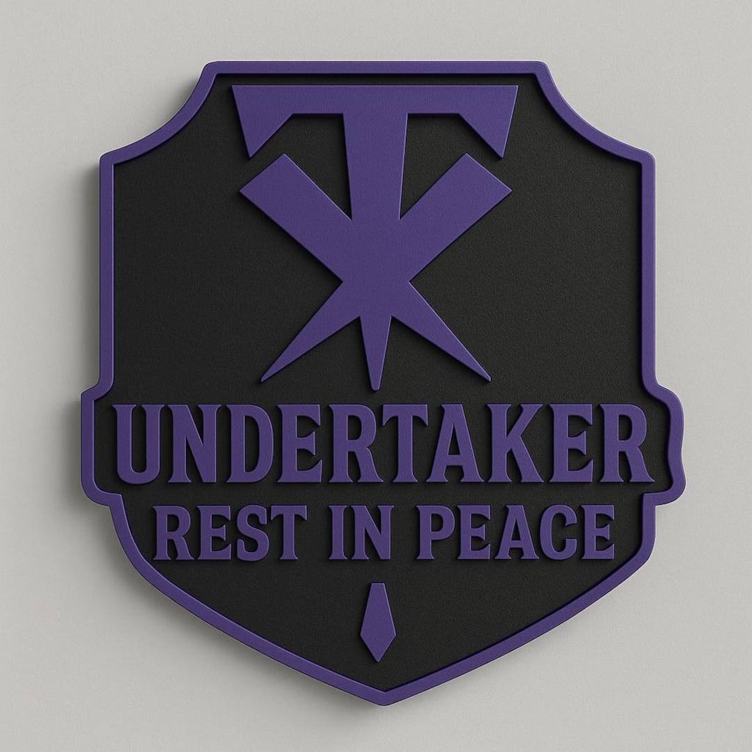 Buy The Undertaker "rest in Peace" Wall Plaque – 3D Printed Gothic WWE ...