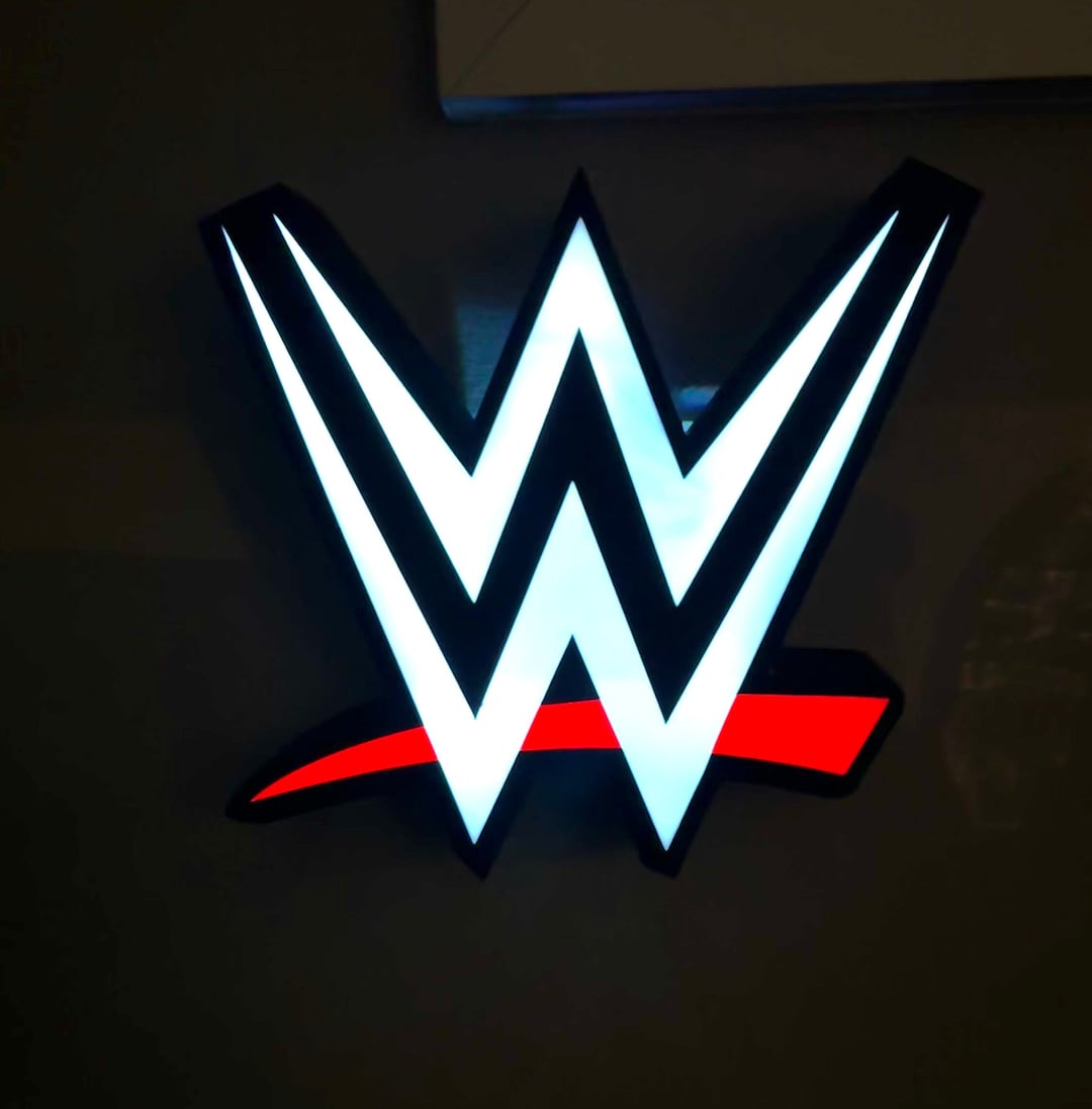 WWE Logo Light | Wrestling | ECW| RAW | - Etsy