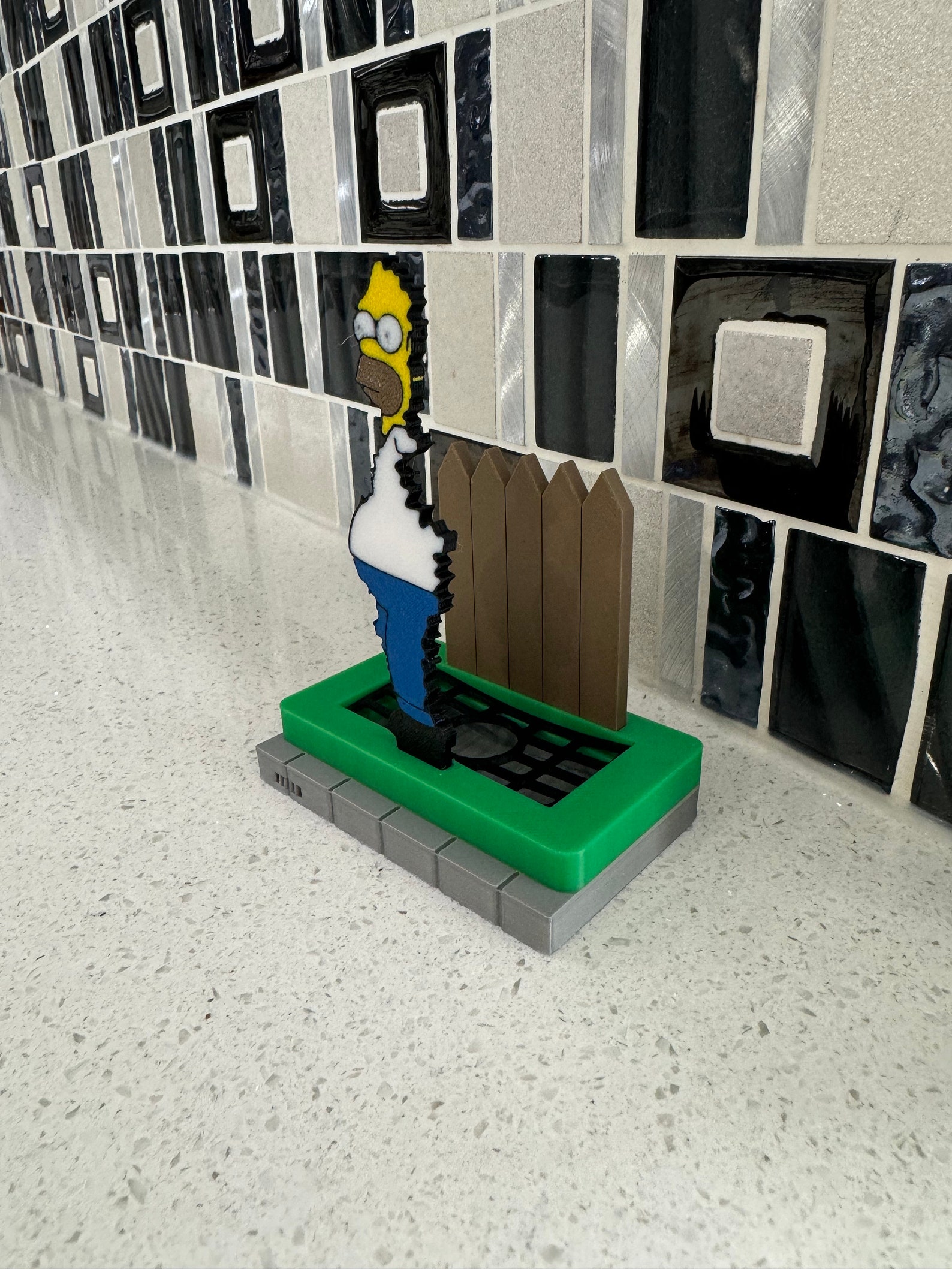 Homer Simpsons Sponge Holder | the Simpsons Bush Meme - Etsy