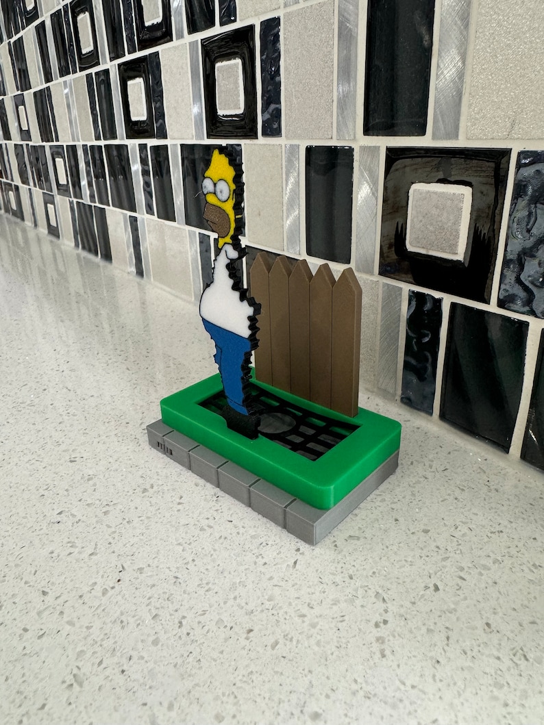 Homer Simpsons Sponge Holder | the Simpsons Bush Meme - Etsy