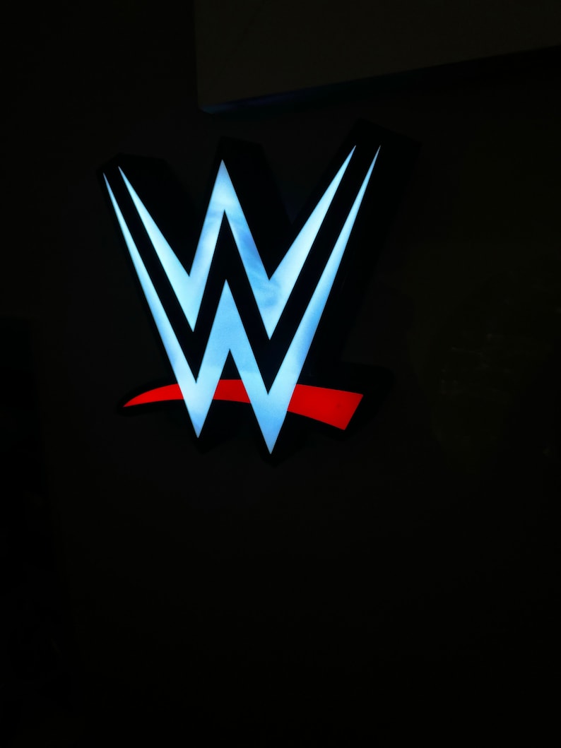 WWE Logo Light | Wrestling | ECW| RAW | - Etsy