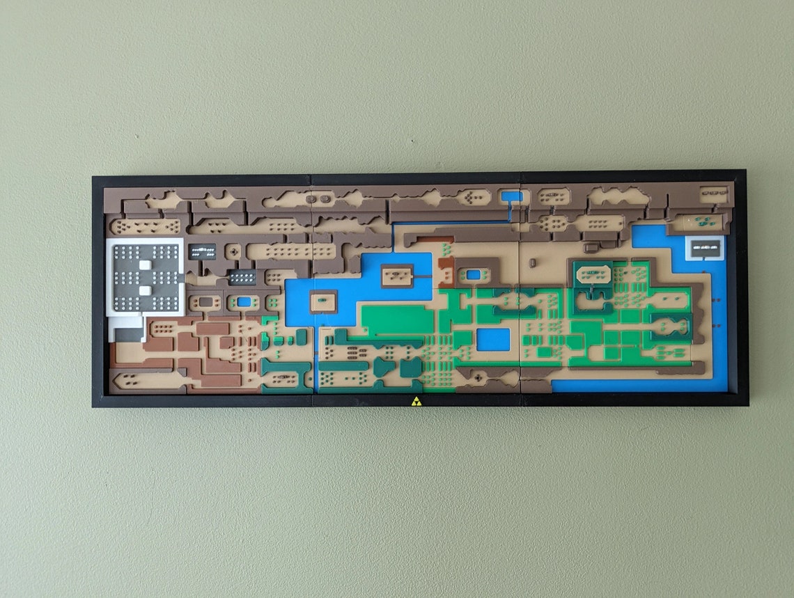 Legend of Zelda Map - Etsy