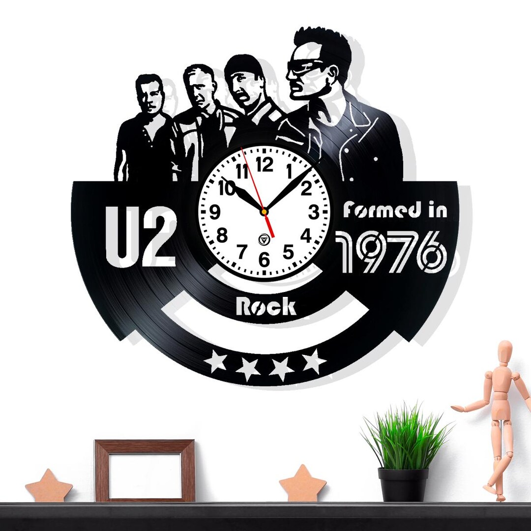 Legendary Rock Wall Clock · Iconic Band Inspired Design · Handmade ...