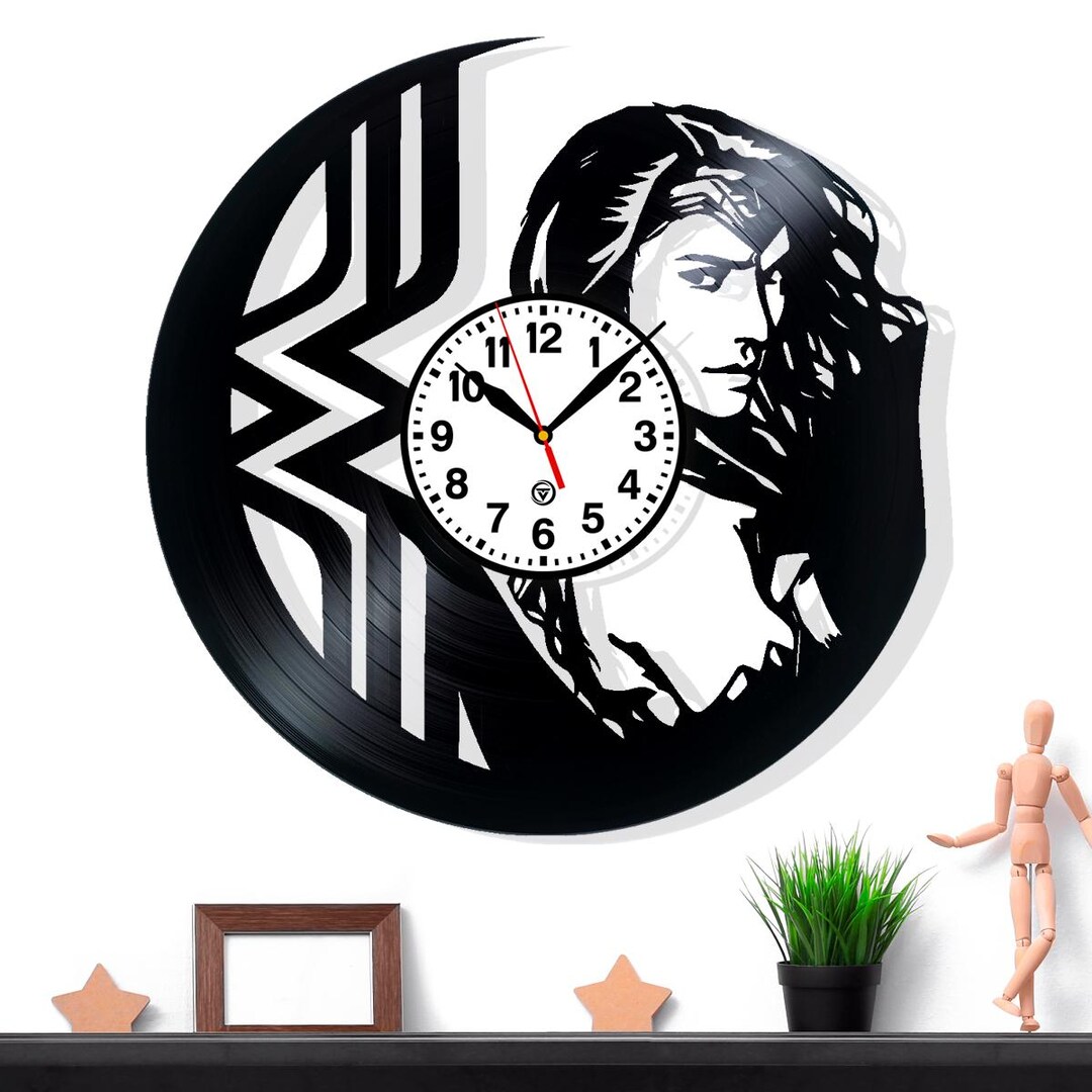 Amazon Warrior Wall Clock · Legendary Hero Inspired Design · Handmade ...