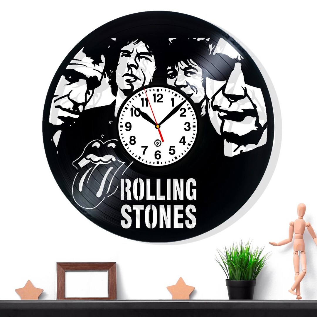 Legendary Rock Wall Clock · Iconic Music Inspired Design · Handmade ...