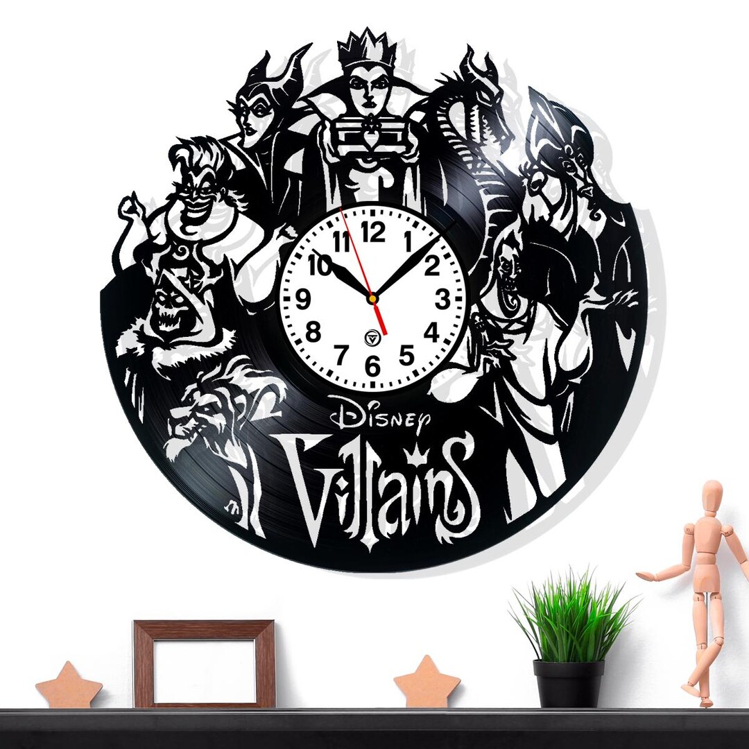 Sinister Style Wall Clock · Dark Fantasy Inspired Design · Handmade ...