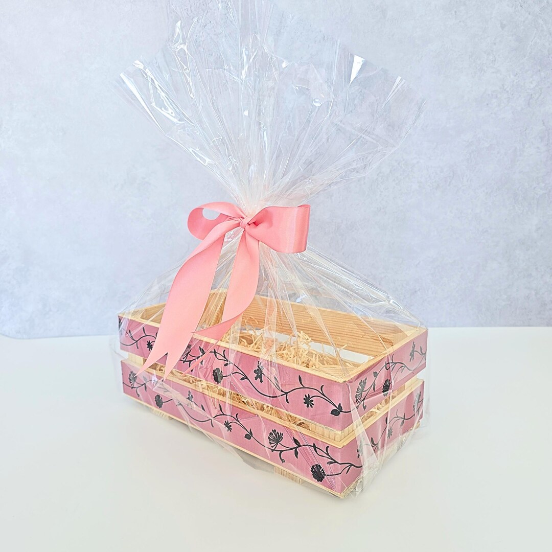 Rustic Wooden Crate Gift Hamper Kit: DIY Empty Basket - Etsy