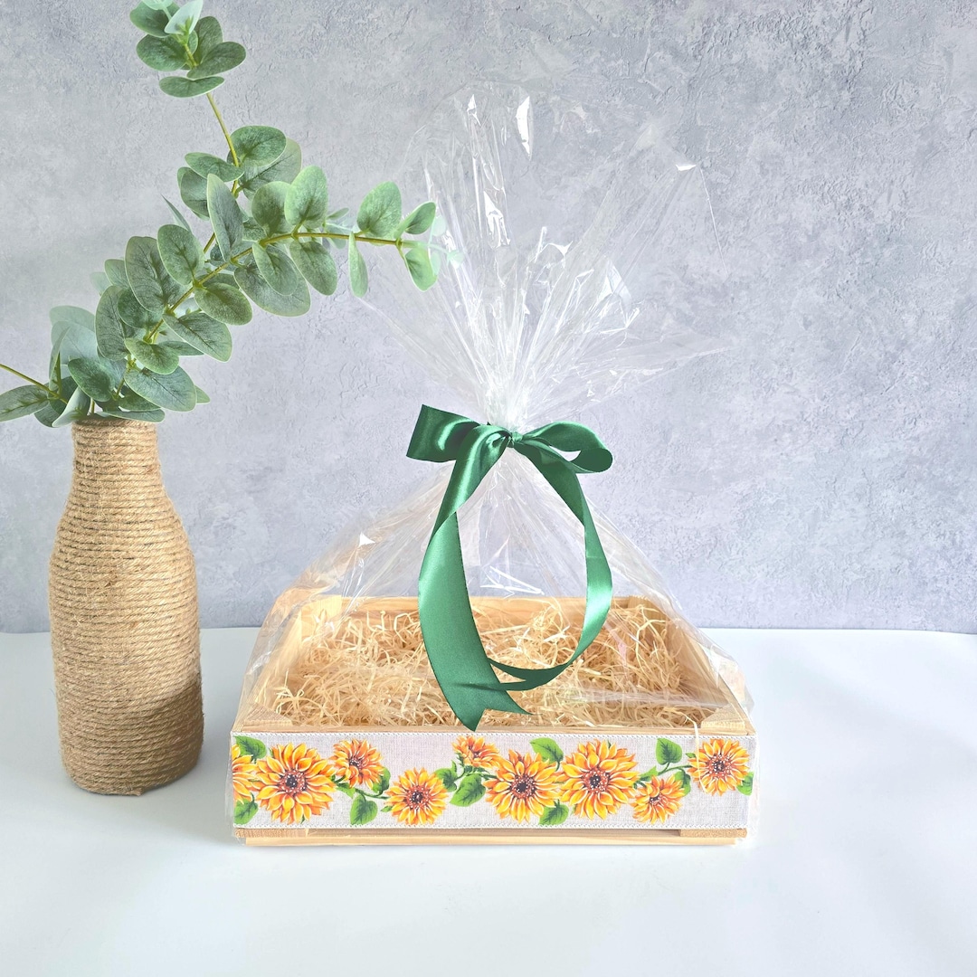 DIY Wooden Gift Hamper Kit – Sunflower Design | Make Your Own Gift ...