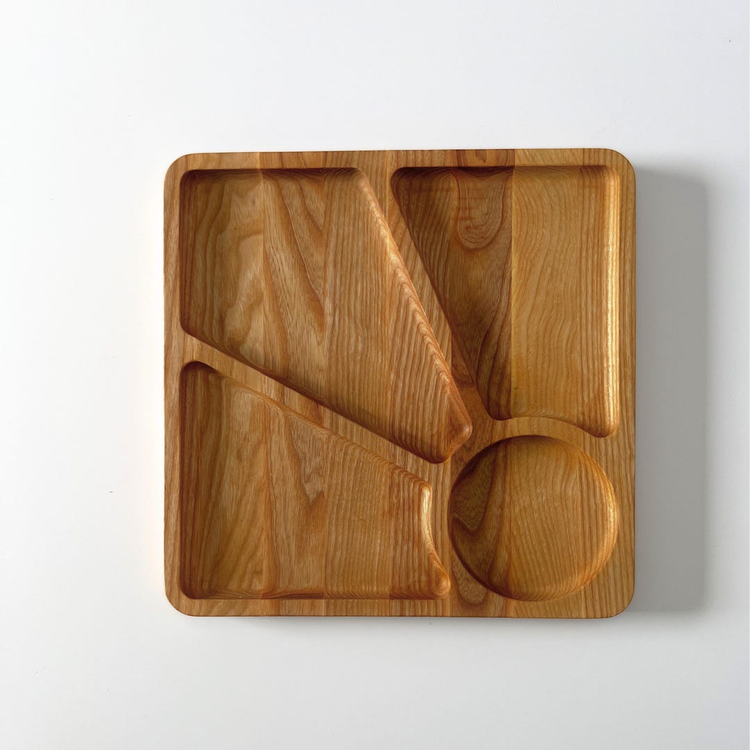 Square Wooden Platter, Cheeseboard, Charcuterie Platter With ...
