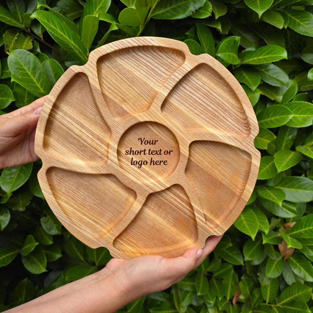 Personalised Flower Charcuterie Board: Wooden Serving Platter, Picky ...