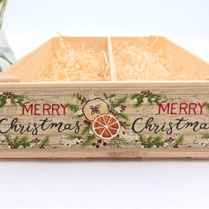 Empty Christmas Gift Hamper, Empty Wine Box, Make Your Own Hamper Kit ...