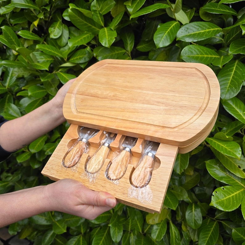 Personalised Cheese Board Set, Wedding and Couples, New Home ...