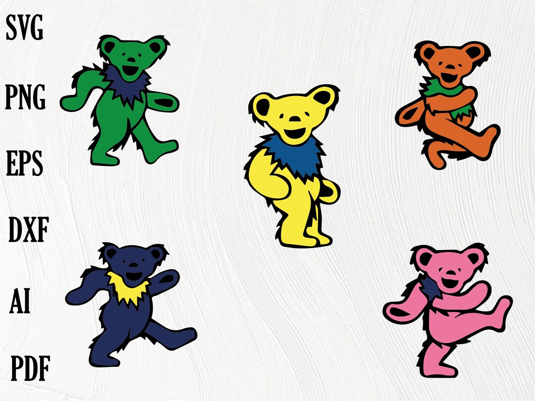 Dancing Bears Svg,bears Png, Dxf, Pdf, Dancing Bears Vector, Digital ...
