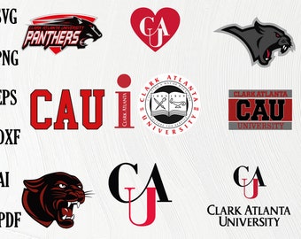 Clark Atlanta, Clark Svg, Panthers Png, CAU Svg Flag Svg, Clark ...
