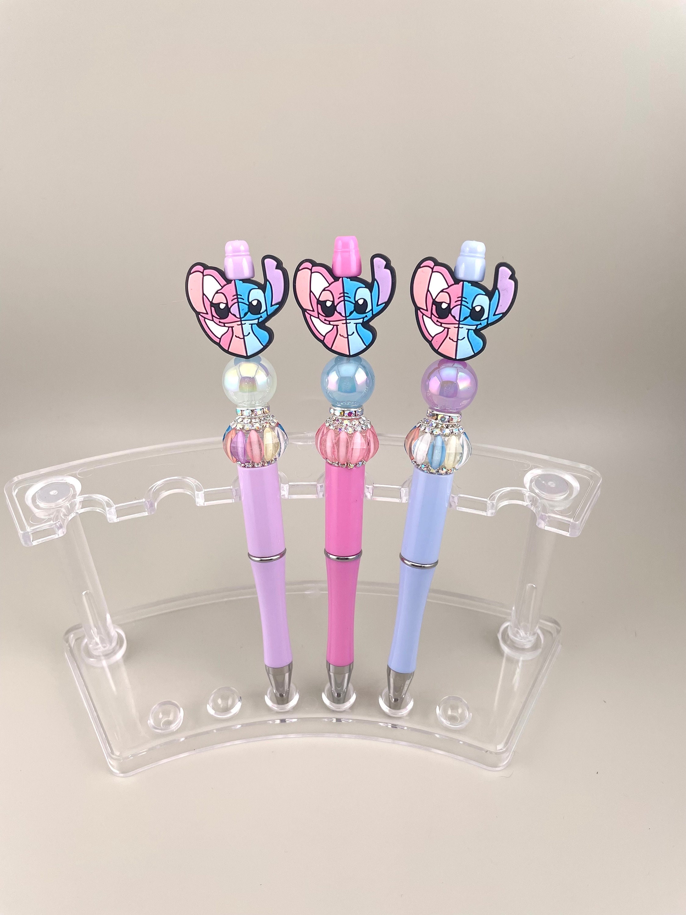 Character Pens Blue Alien Inspired Pen Focal Pens Custom Pens Stitch ...