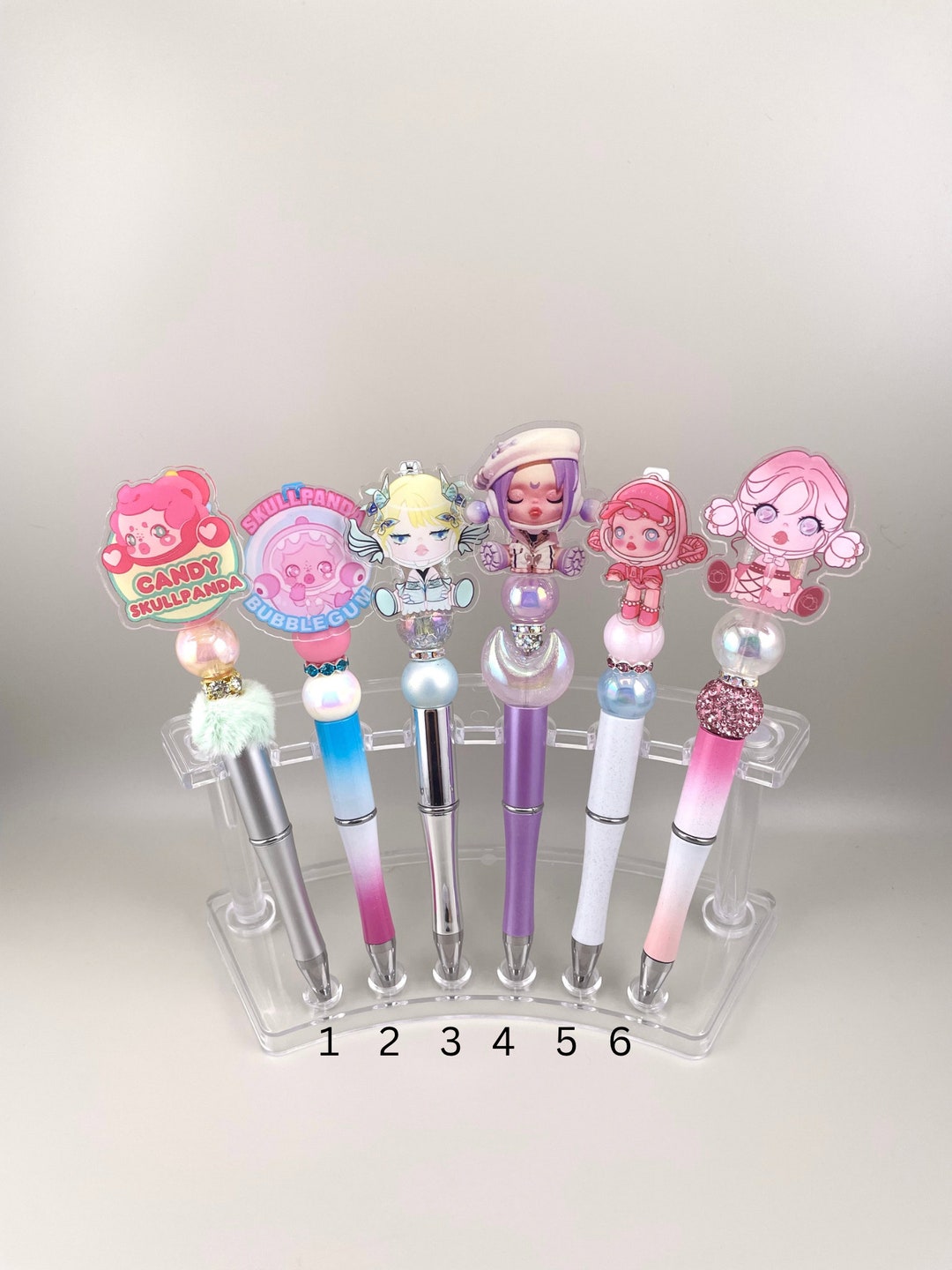 Skull Panda Pen Acrylic Pen Delatreasures Anime Pen Anime Focal Pens SP ...