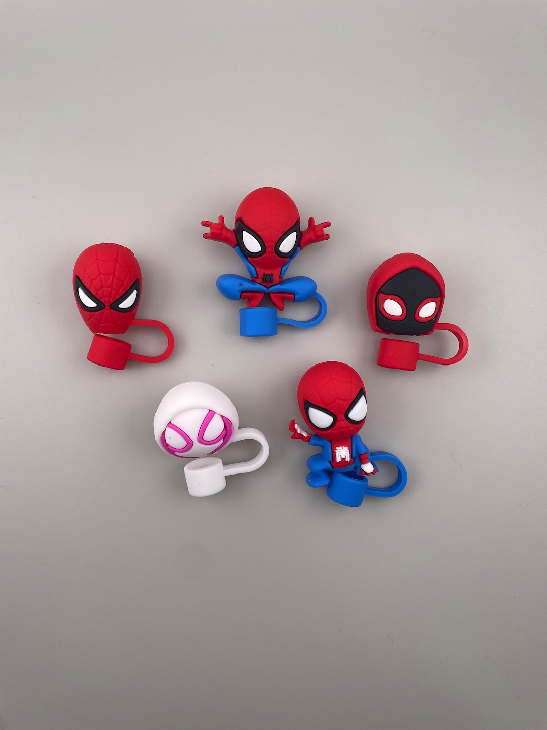 Spider Guy 3D Straw Toppers - Etsy