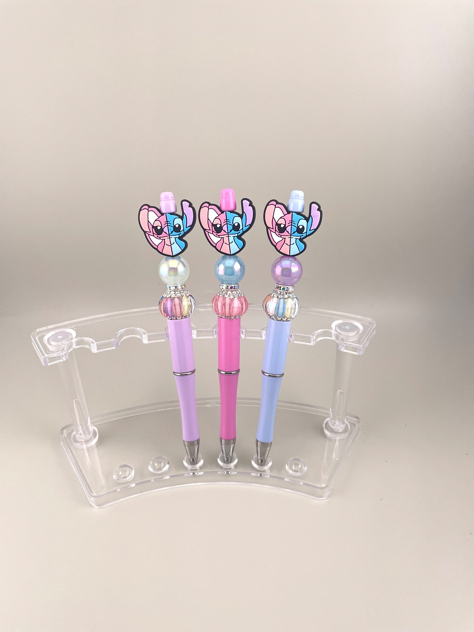 Character Pens Blue Alien Inspired Pen Focal Pens Custom Pens Stitch ...