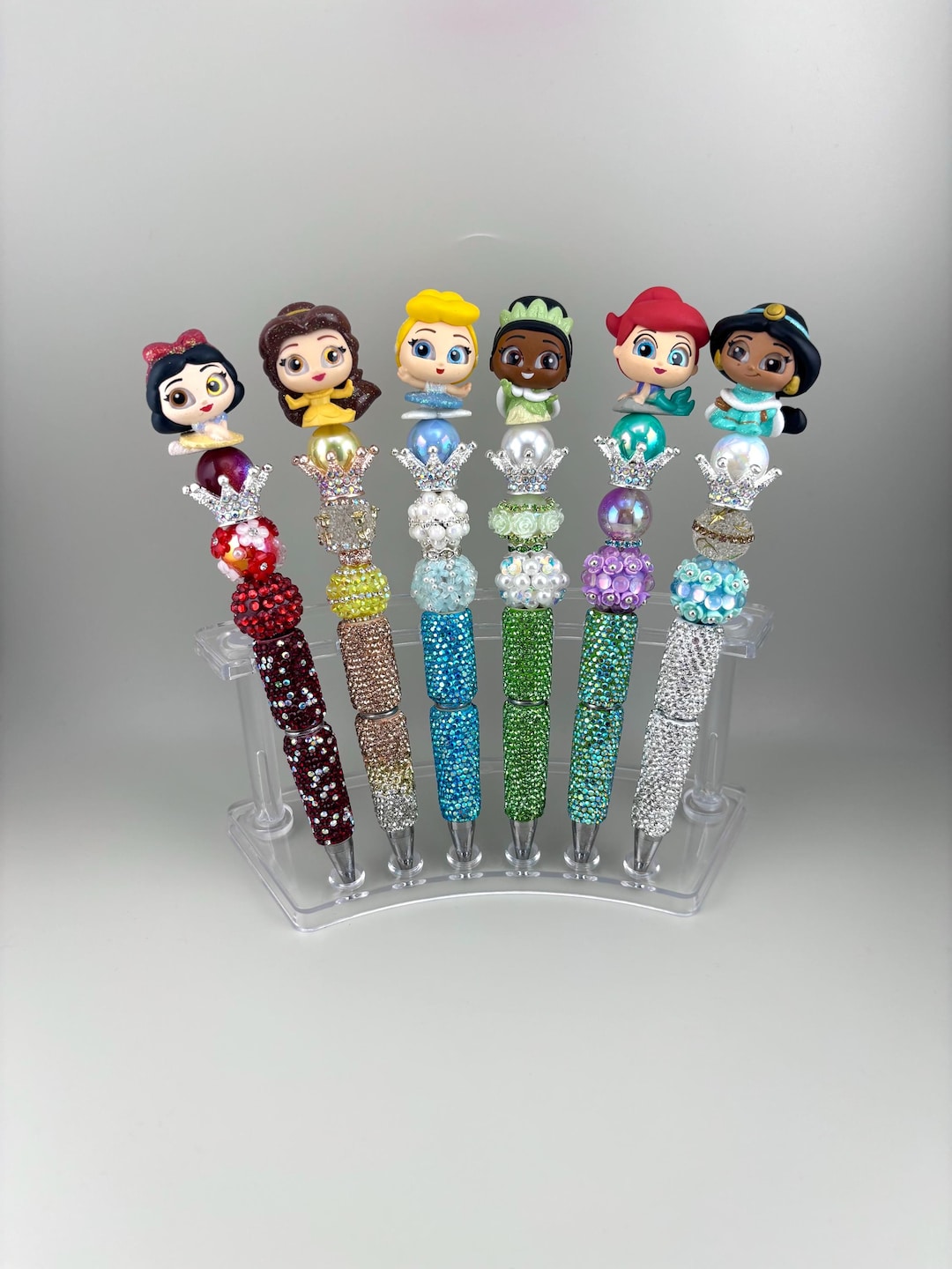 Princess Doorable Pens | Fancy Pens | Princess Inspired | Beadable Pens ...