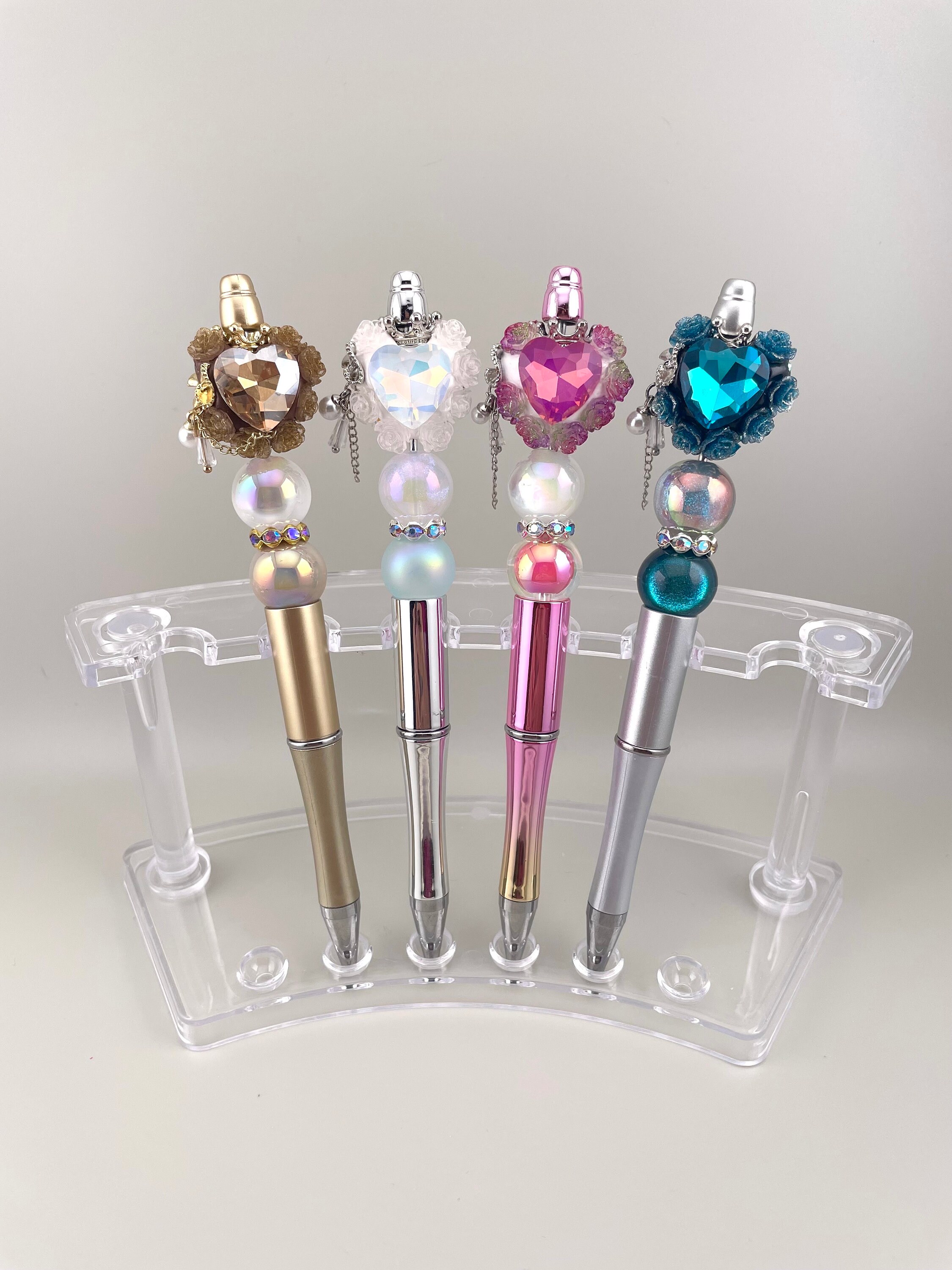 ROYAL HEARTS Jeweled Tone Pen Pen Topper Fancy Pens Pen Charm Pens for ...