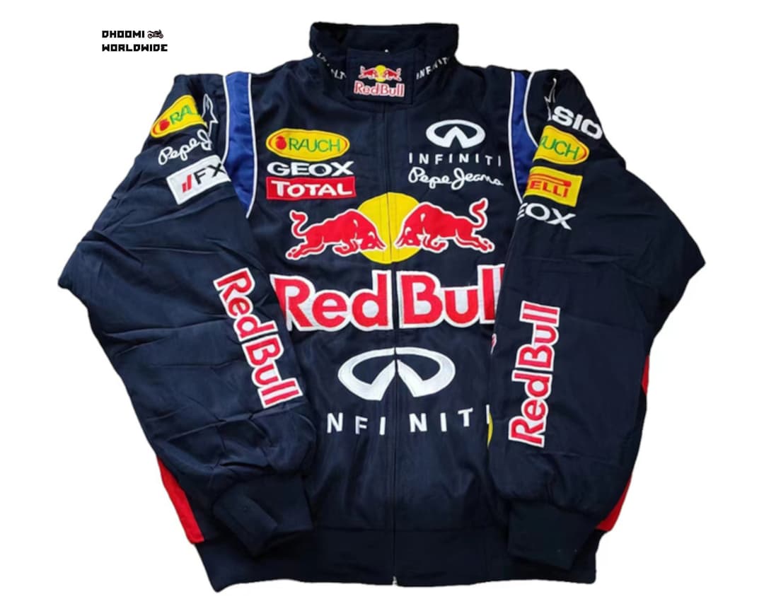 F1 Red Bull Racing Jacket Bomber Jacket Unisex F1 WRC Racing Authentic ...