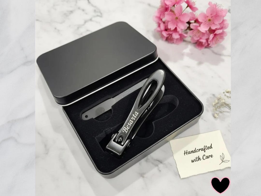 Personalized Extra Large Toe Nail Clippers: Heavy Duty Stainless Steel ...