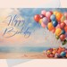Printable Watercolor Balloons Birthday Card/digital Download/printable ...